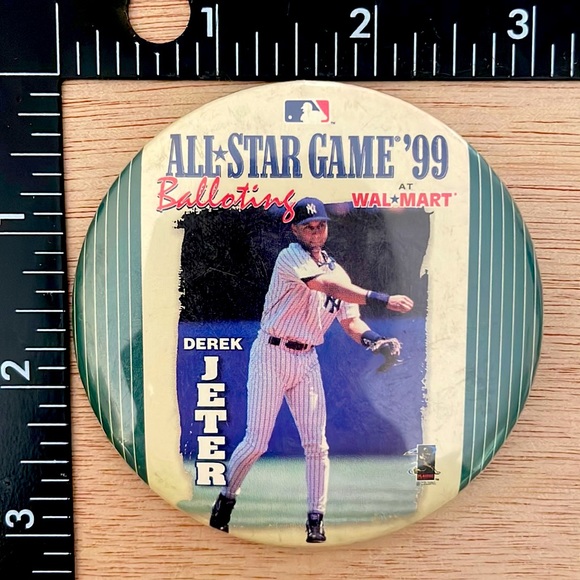 MLB | Other | 999 Derek Jeter Mlb All Star Game Collectors Pin Back ...